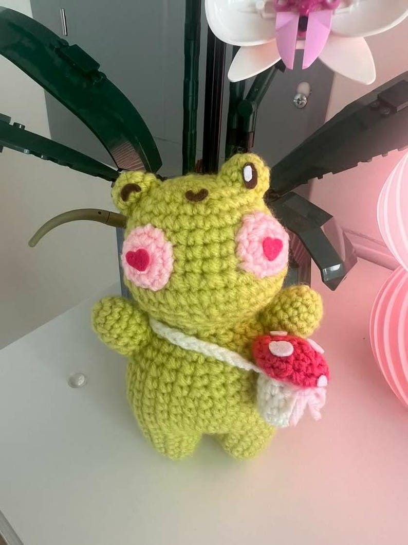 Mushroom Frog Crochet Pattern Pdf - Etsy