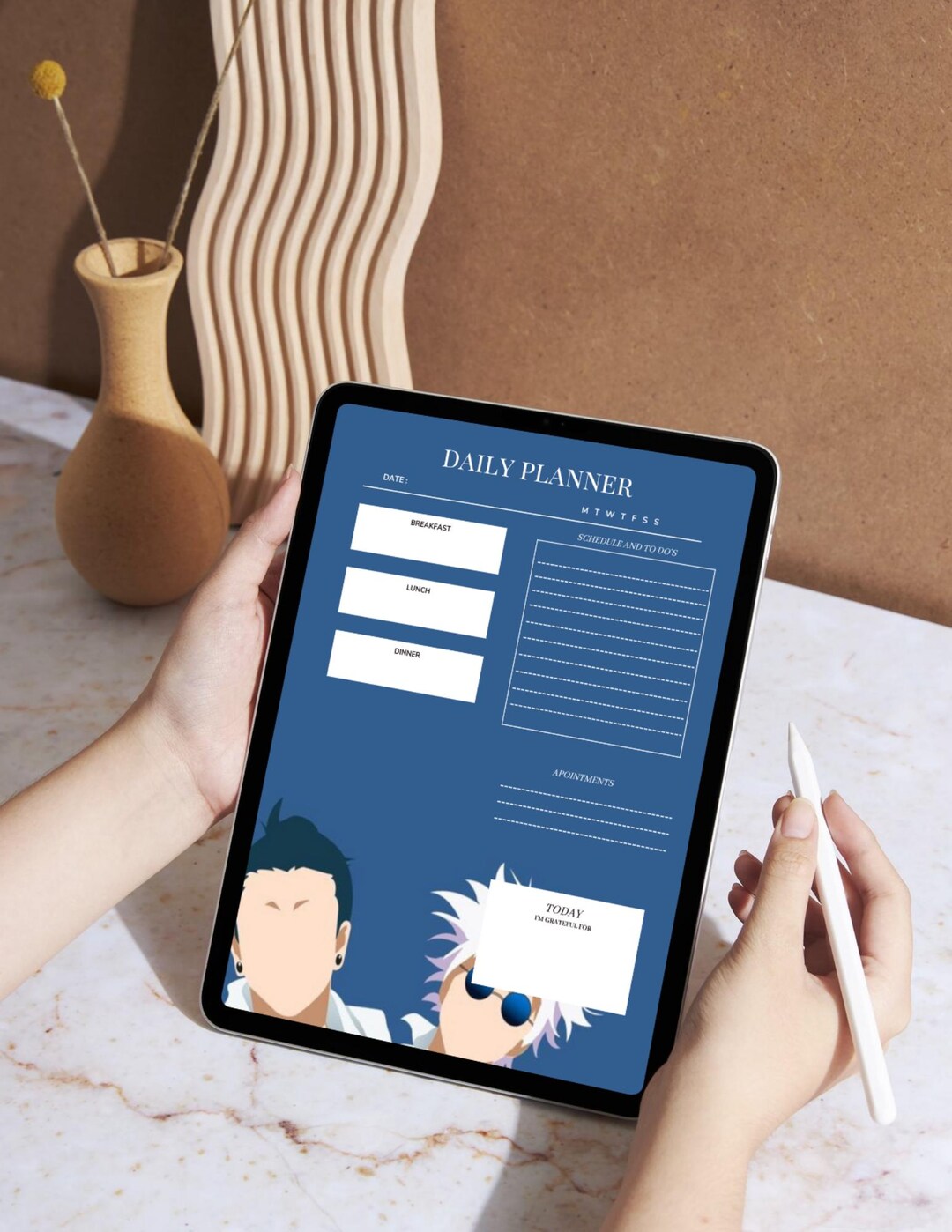 Geto-gojo-inspired Digital Daily Planner | A4 & A5 | Anime-themed ...