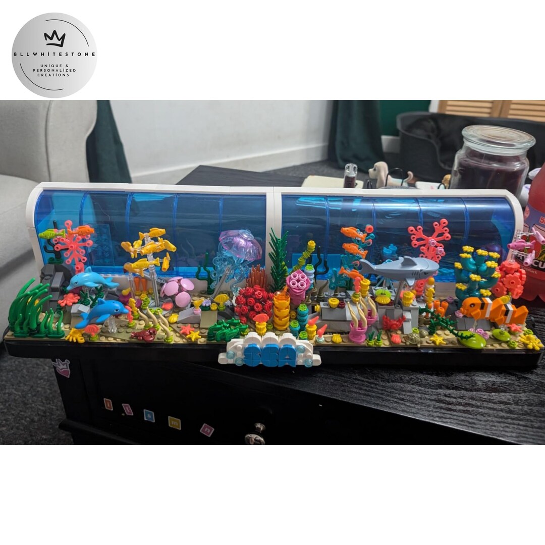 Oceanarium Aquarium Building Set Interactive Fish Tank Toy With ...
