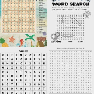 Word Sleuth Fun – Mega Word Search Activity Pack for Kids (548 Pages ...