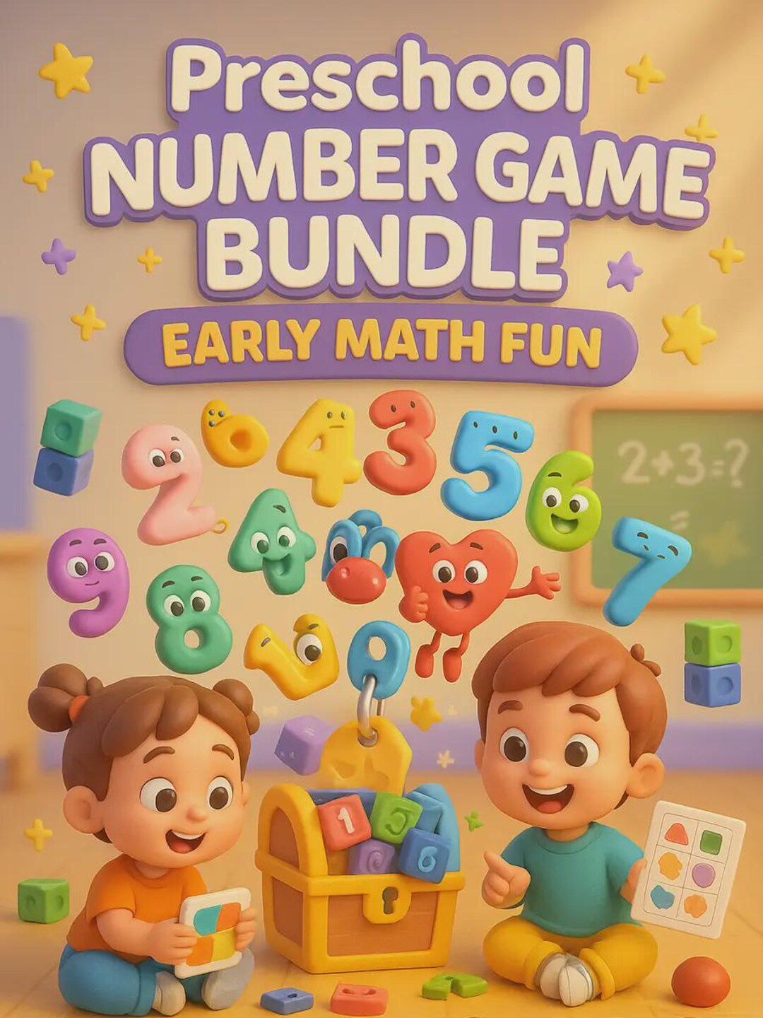 Preschool Number Games Bundle: Early Math Activities (printable ...