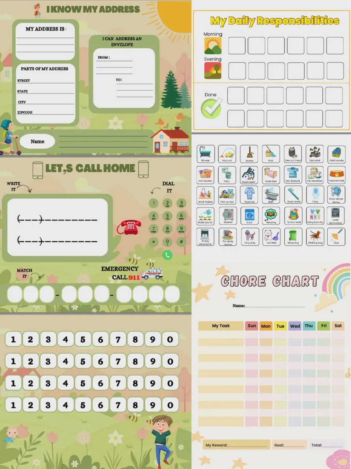 Ultimate Preschool Activity Bundle – 490+ Printable Pages for Learning ...