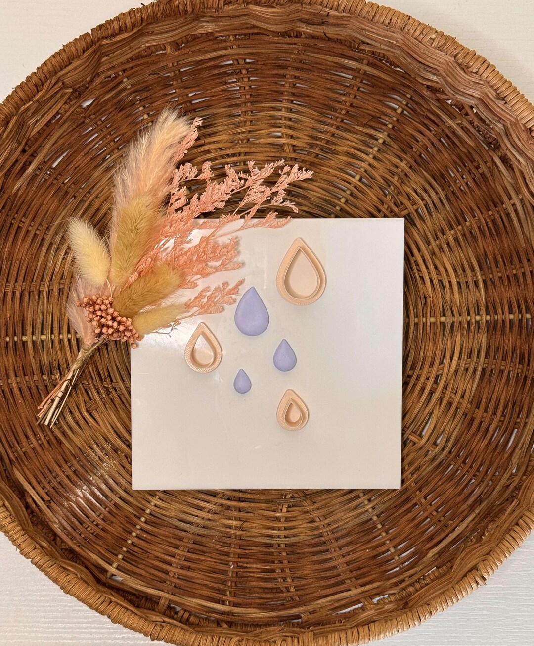 Raindrop Shaped Polymer Clay Cutter | Set of 3 | Teardrop Shape ...