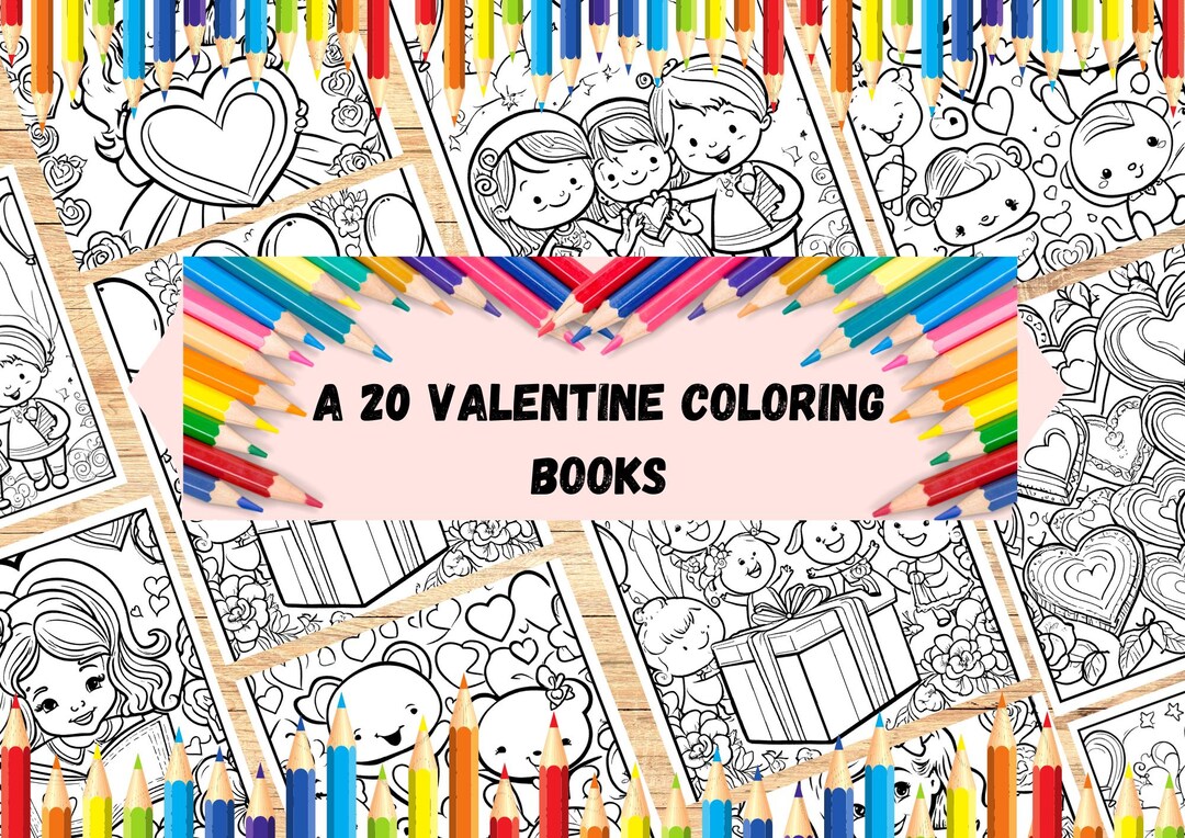 Valentine Coloring Pages, Preschool Activity, Valentine Coloring Book ...