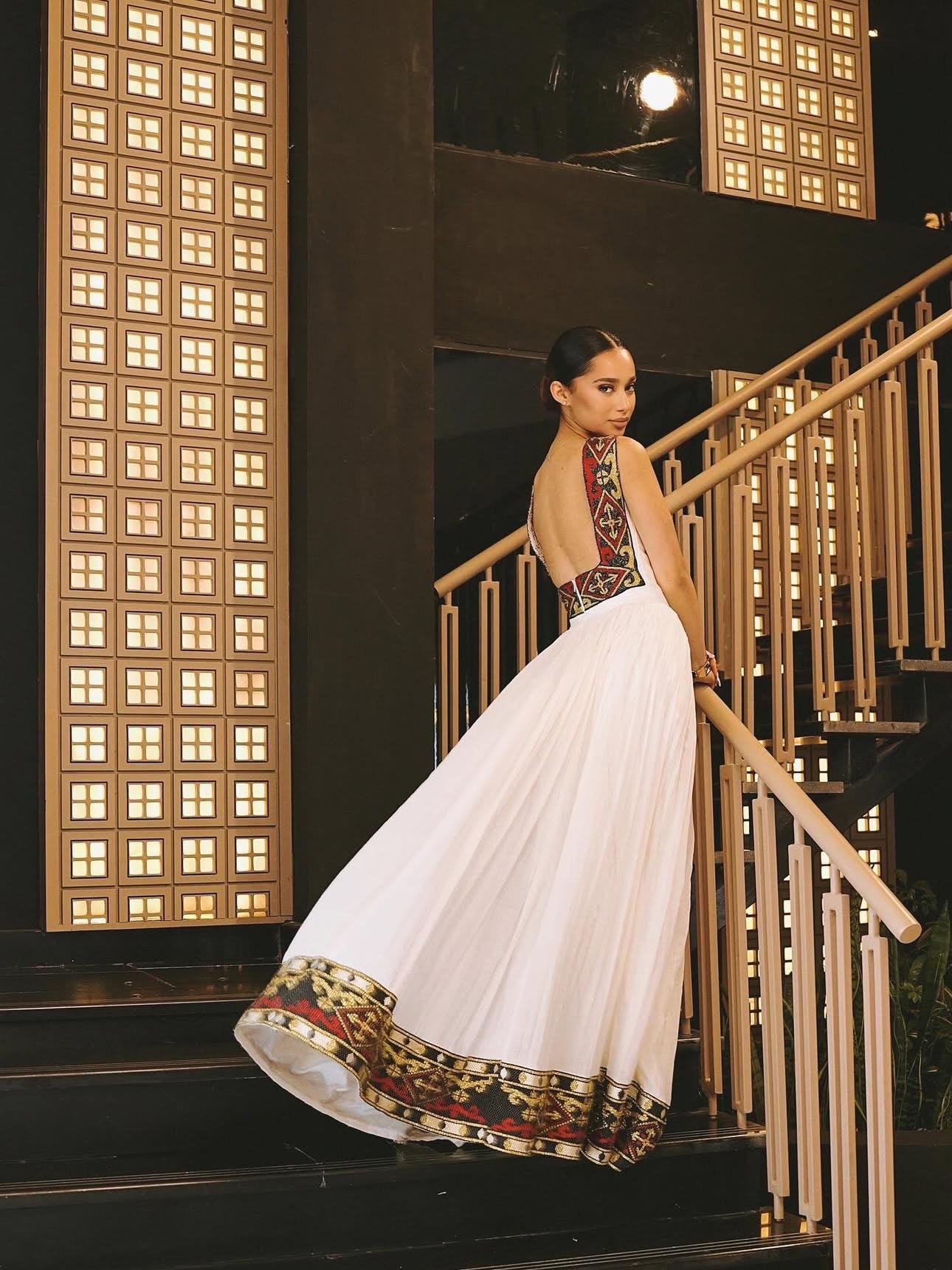 Modern Handmade Zuria Habesha Kemis: Ethiopian Eritrean Traditional ...