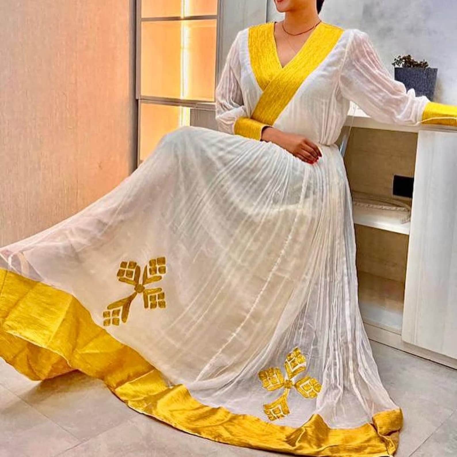 Ethiopian Dress for Women, Habesha Dress, Ethiopia Saba Kemis, Eritrea ...