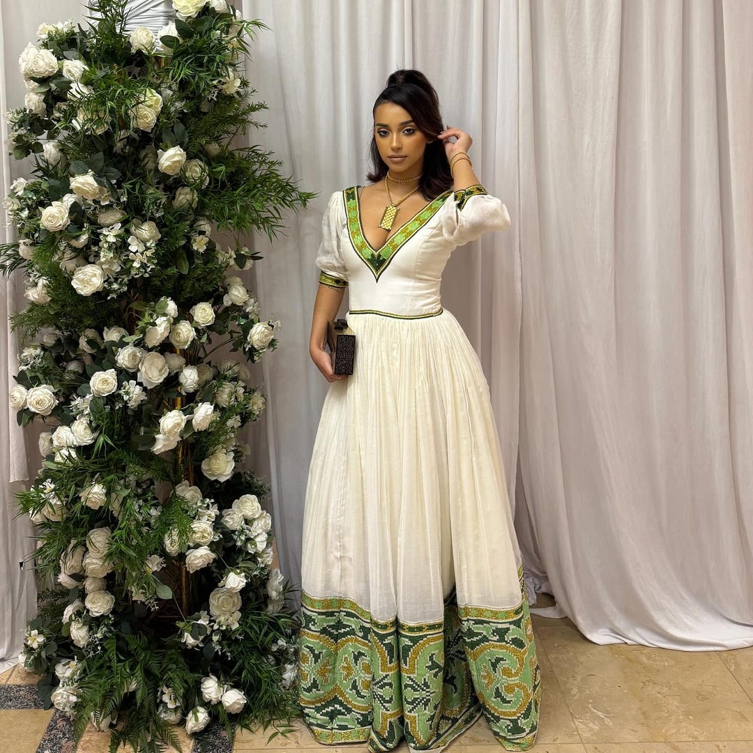 Custom Made Habesha Kemis, New Handwoven Eritrean & Ethiopian ...
