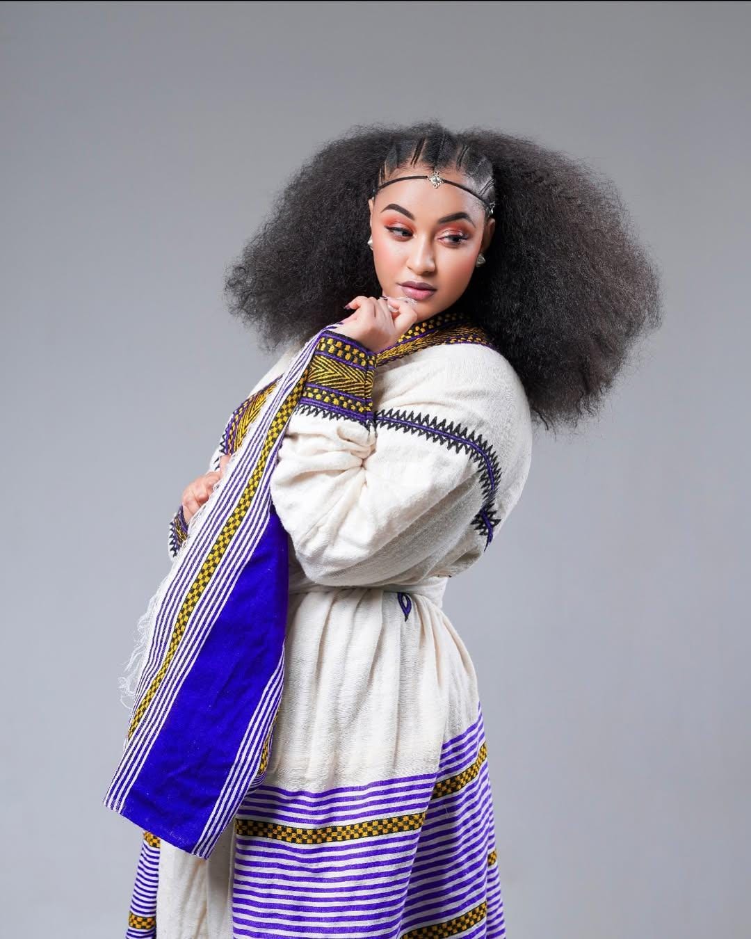 UNIQUE Habesha Dress, NEW Ethiopian Cultural Dress, Zuria Kemis ...
