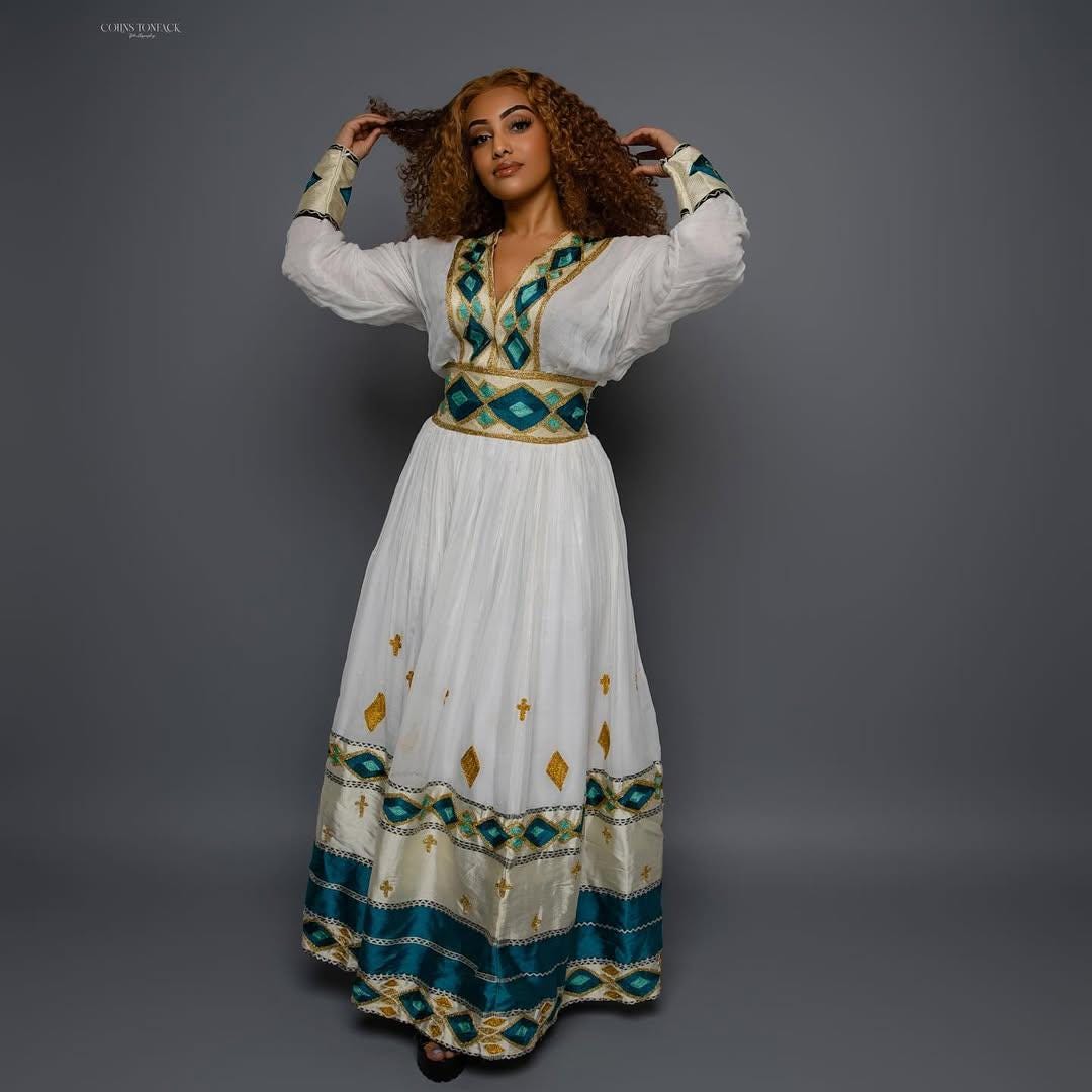 Ethiopian Dress for Women, Habesha Dress, Ethiopia Saba Kemis, Eritrea ...