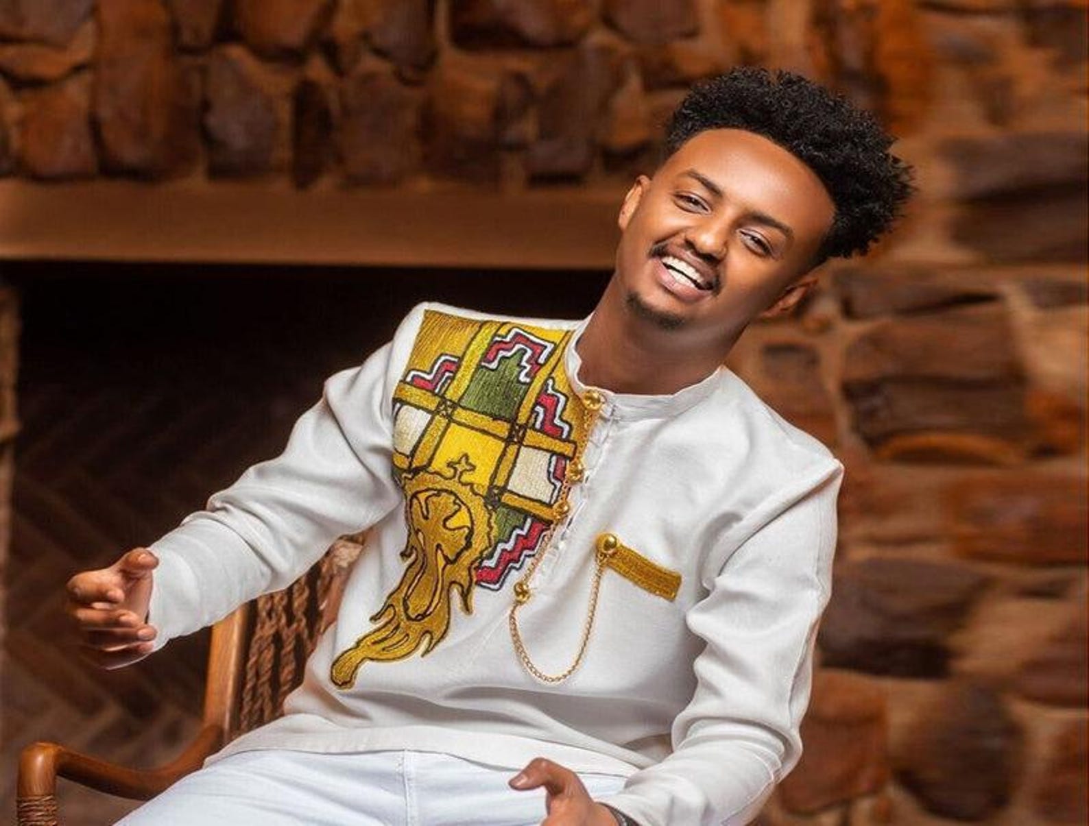 New Handmade Ethiopian Men’s Tilet Shirt: Habesha Clothing, Traditional ...