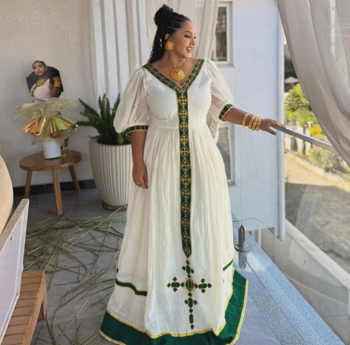 Ethiopian Dress for Women, Ethiopia Saba Kemis, Eritrea Zuria Handmade ...