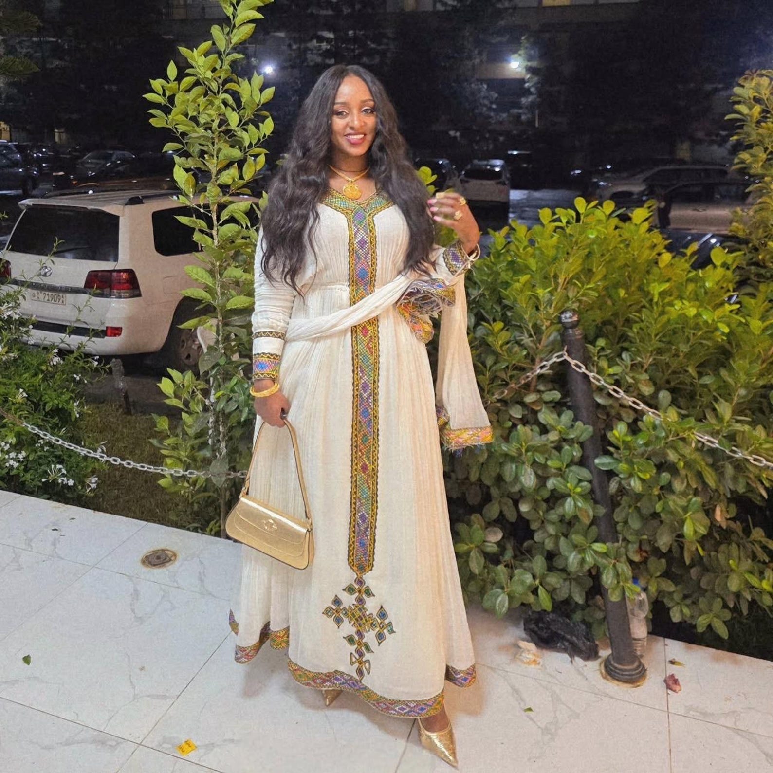 Ethiopian Cultural Dress, Zuria Habesha Tibeb, Ethiopian Traditional ...