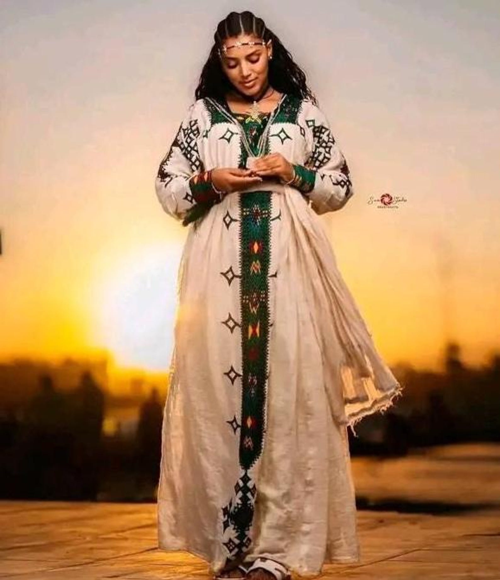 Ethiopian Dress for Women, Traditional Habesha Dress, Ethiopian Saba ...