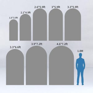 Blue Florals Arch Backdrop Cover, Wedding Party Bloom Flower Background ...