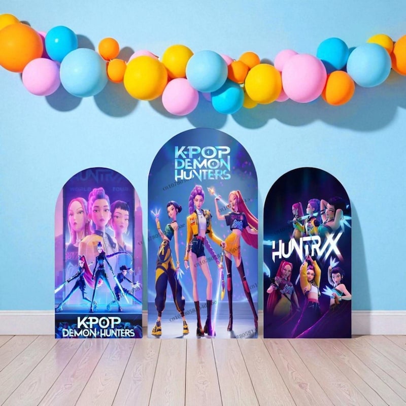 K Pop Demon Hunters Photo Backdrop - Etsy Canada