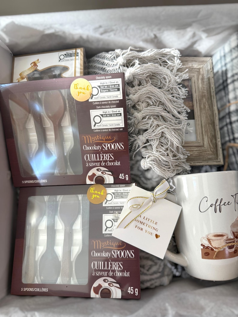 Holiday Comfort Box – Blanket, Chocolates & Scarf - Etsy