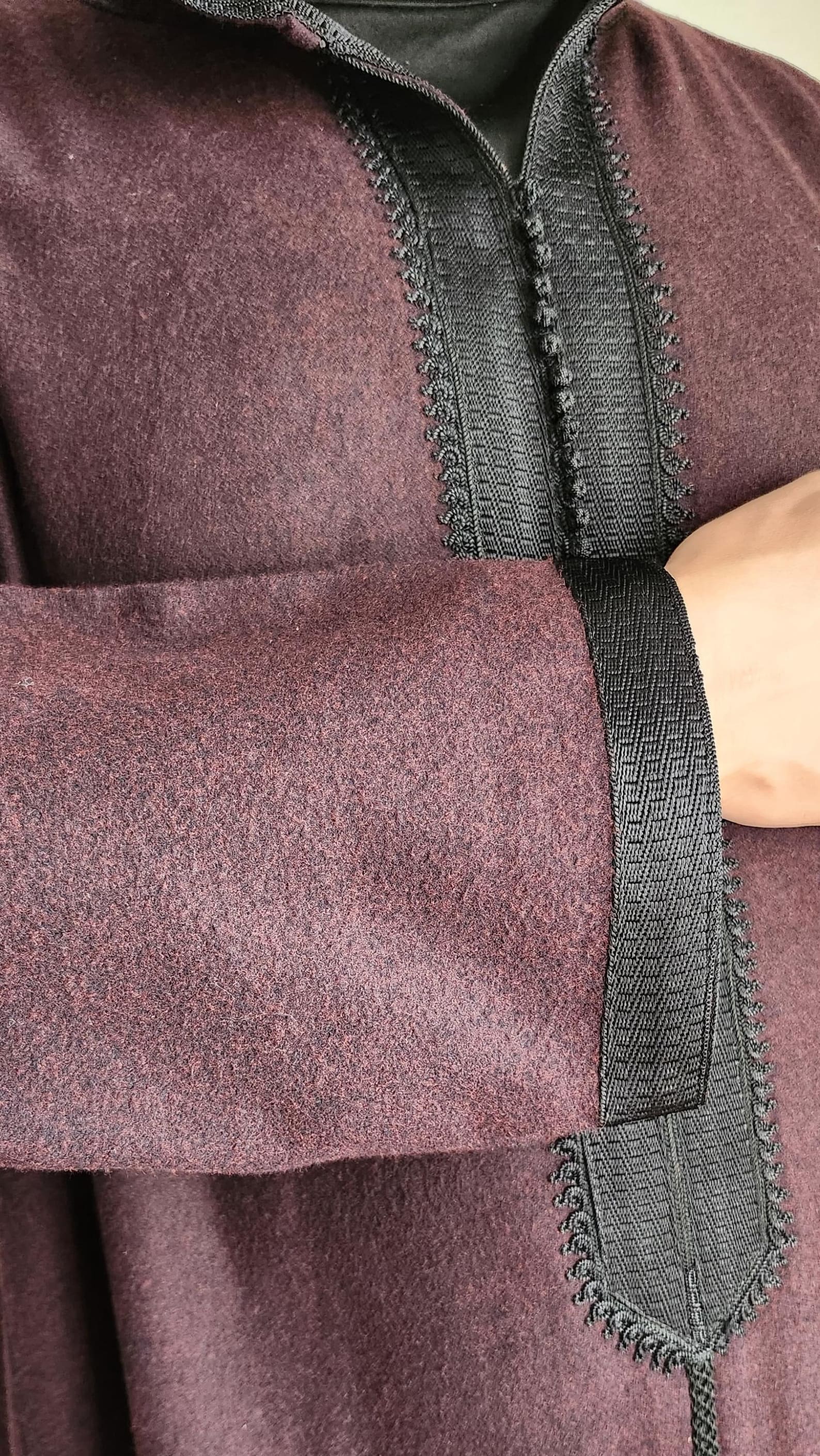 Moroccan Wool Djellaba, Thobe, Jubbah Jubba Jalaba, Hooded Islamic Robe ...
