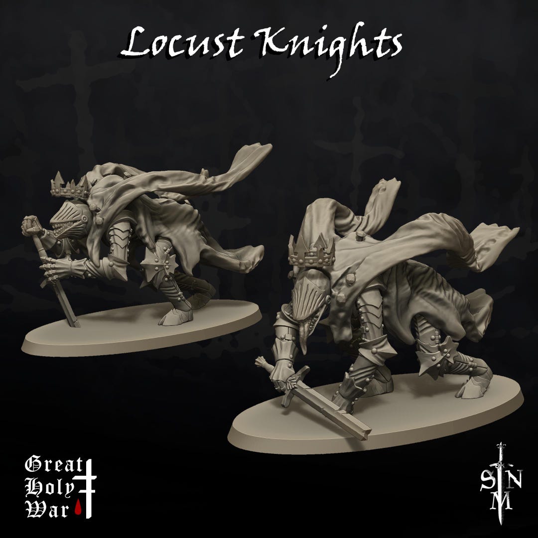Locust Knights - Spawn of Chaos - Crowned Mutant Swordsmen - Path of ...