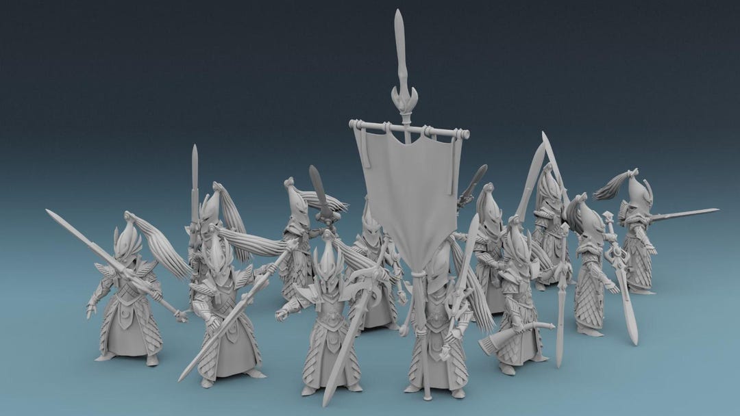 Elves With Two-handed Swords - Etsy