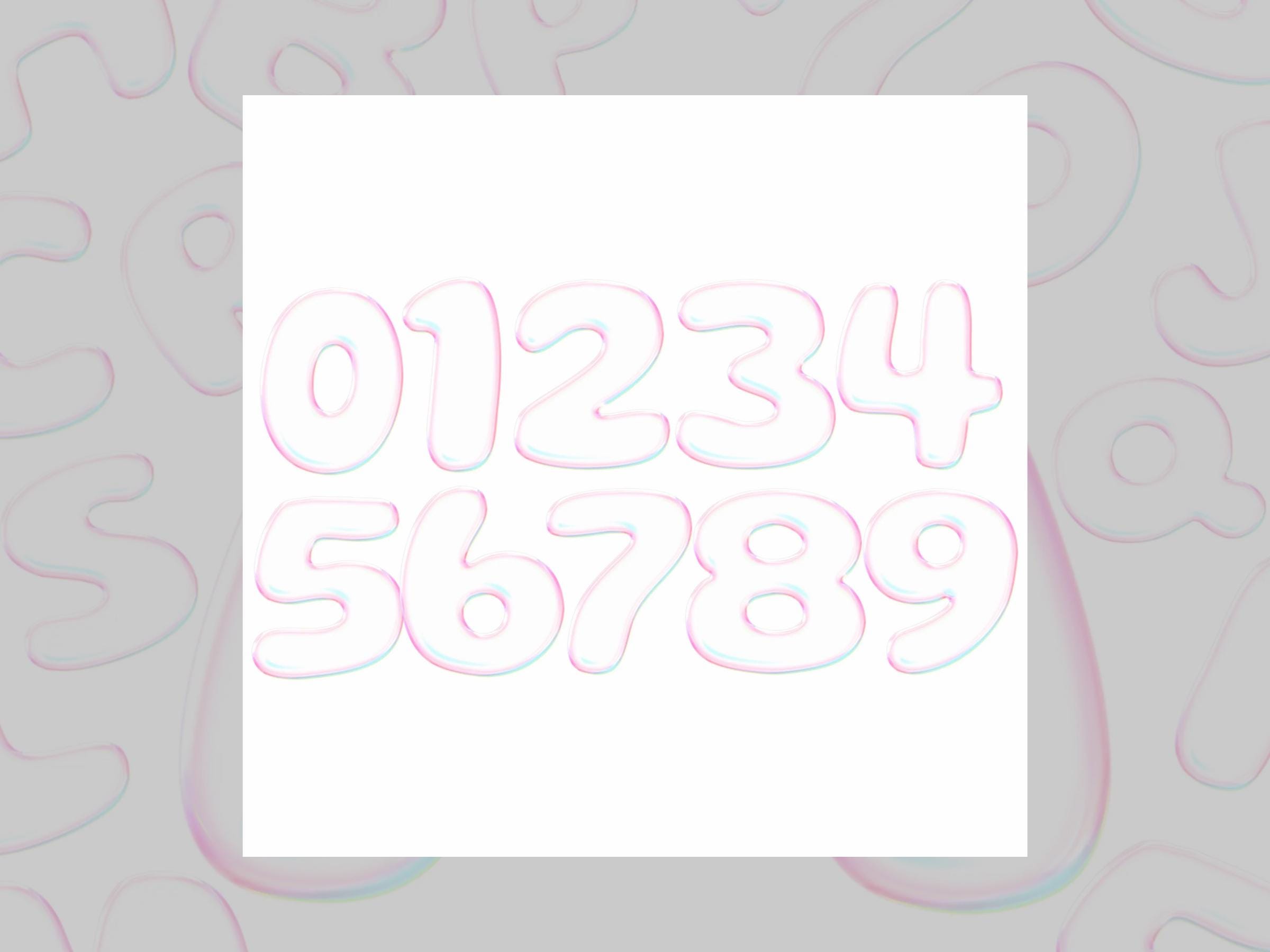 Transparent Letters & Numbers SVG PNG, Water Alphabet, Melting Letters ...