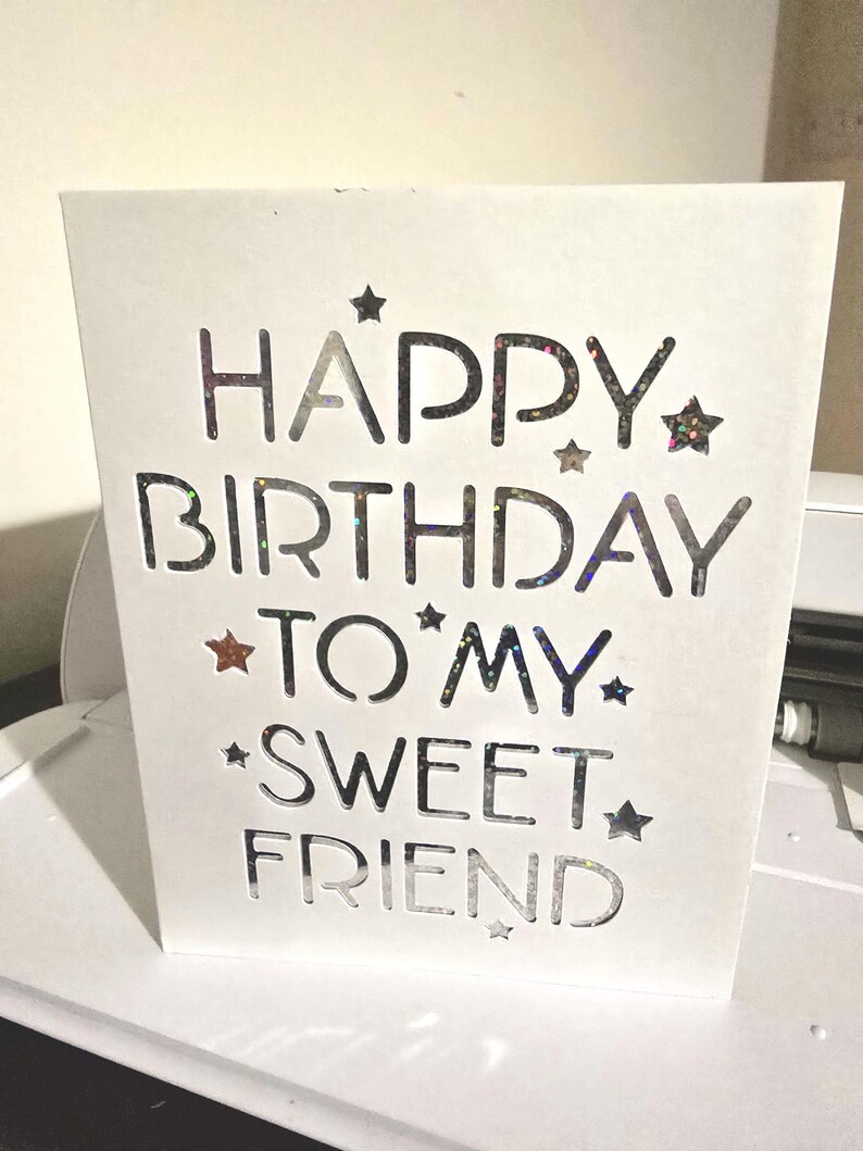 Happy Birthday Sweet Friend - Etsy