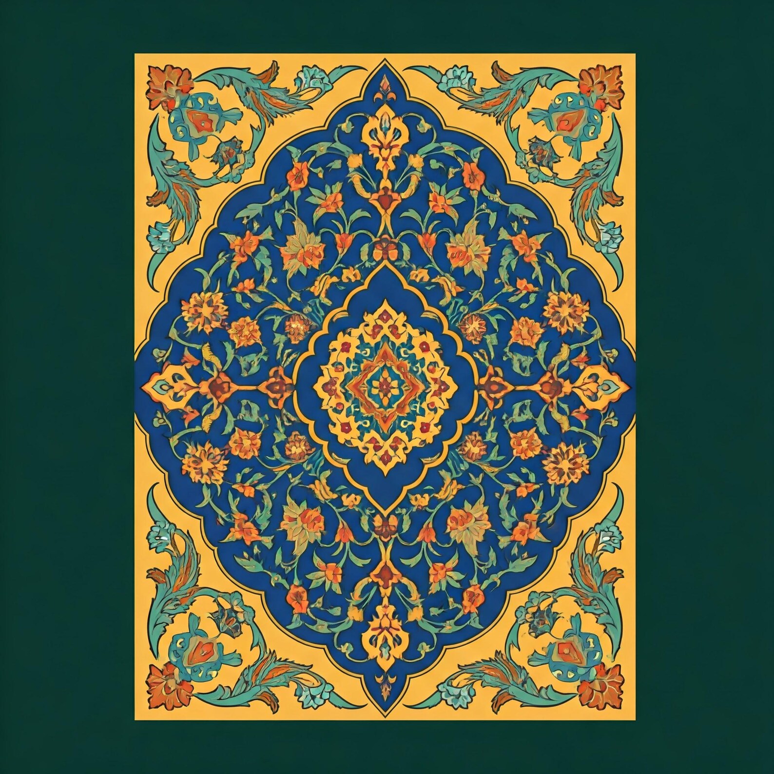 Traditional Islamic Floral Art, Digital Download - Etsy