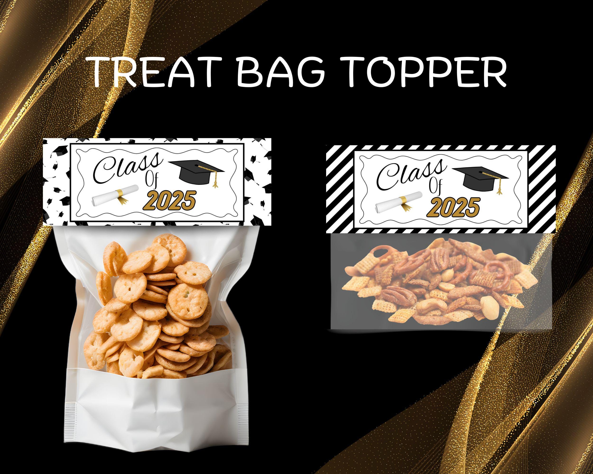 Graduation Treat Bag Toppers - Set of 2 Unique Designs, Graduation ...