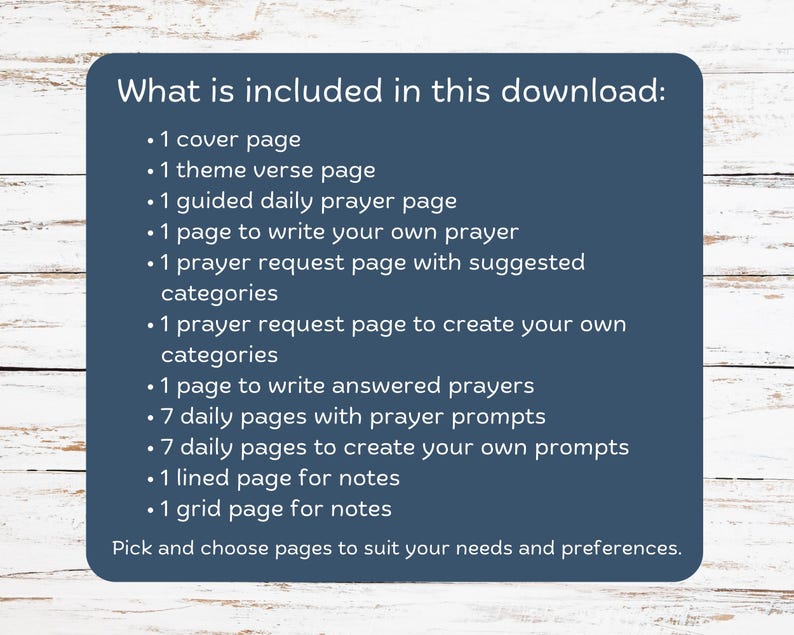 Printable Prayer and Devotional Journal | Daily Prayer Habit - Etsy