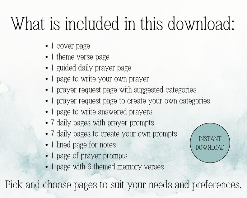 Prayer Journal Printable: Cultivate Daily Devotion & Organization ...