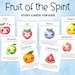 Fruit of the Spirit Devotional Flashcards for Kids, Children's Bible ...