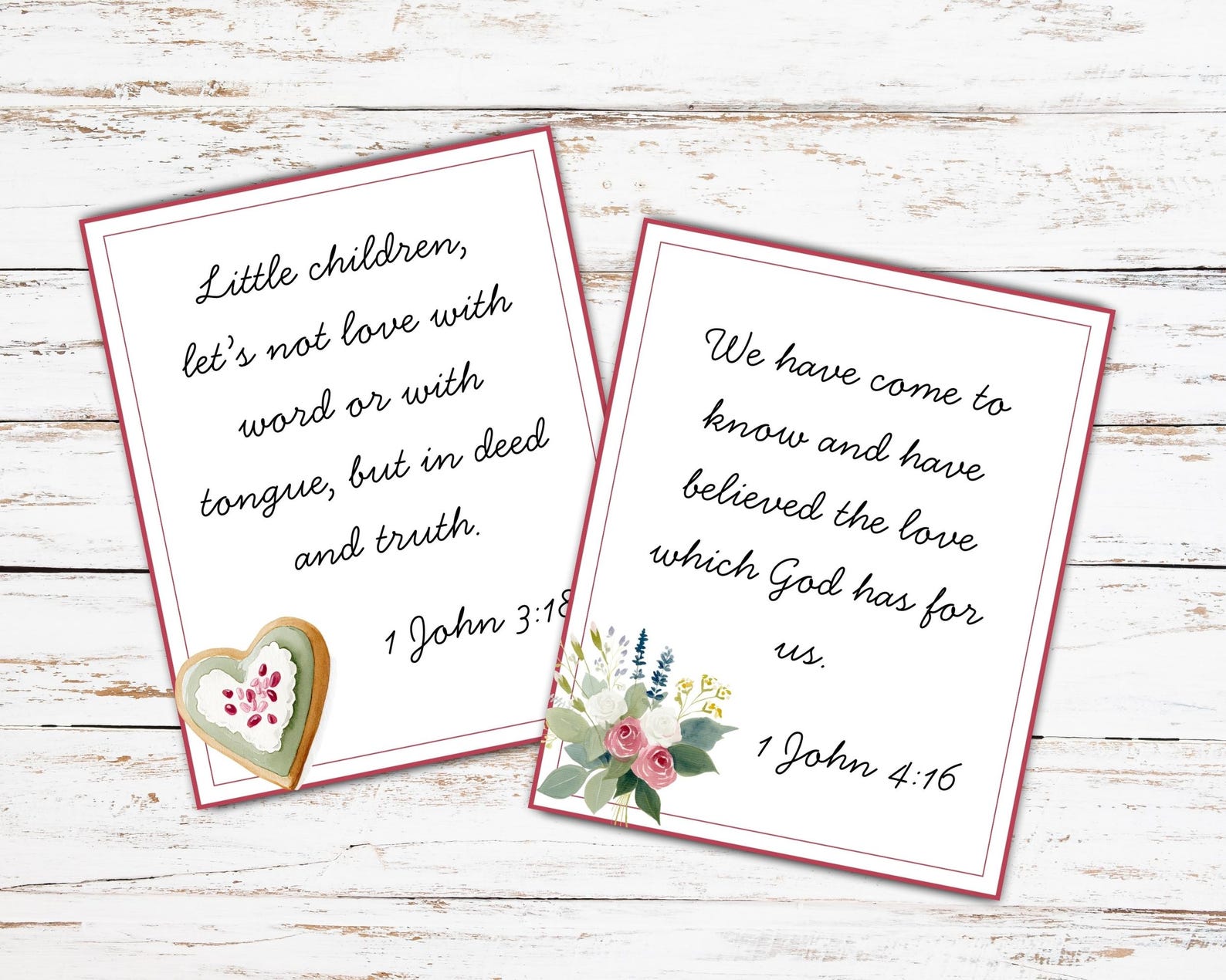 Valentine Scripture Cards Printable | Love Bible Verse Cards ...