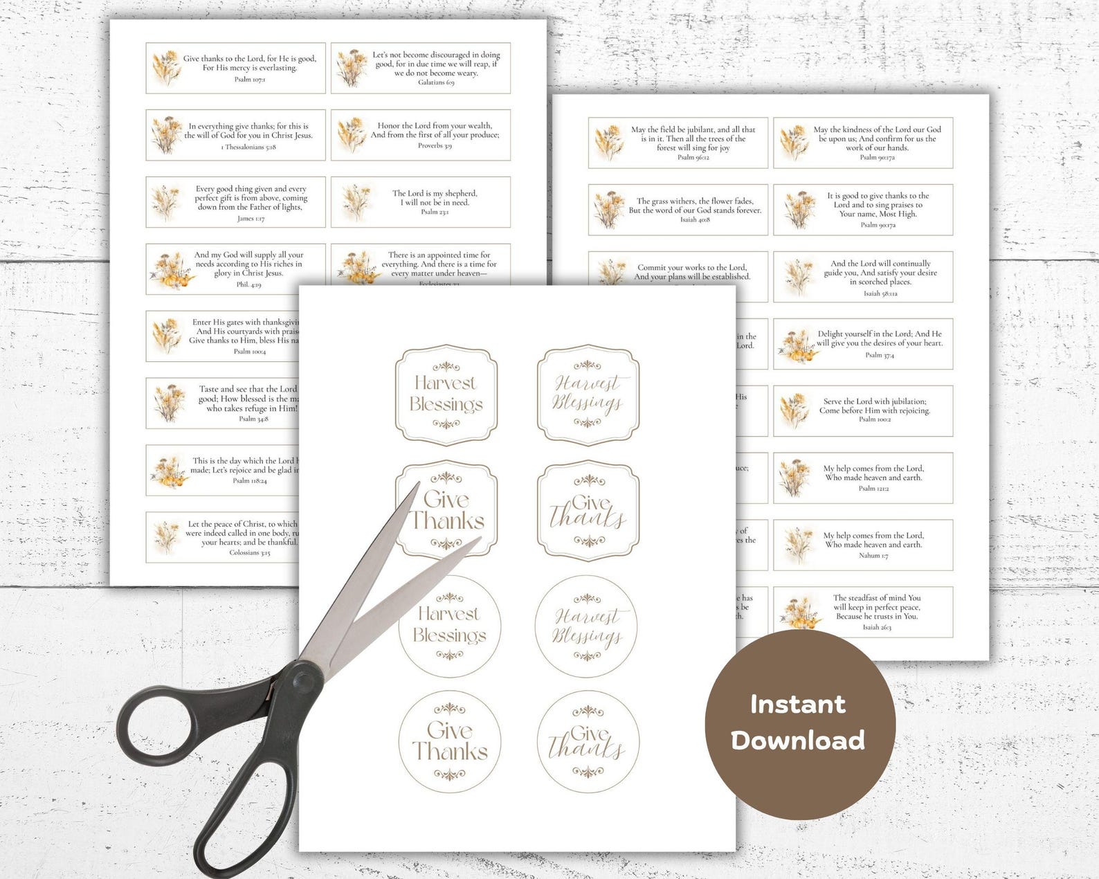 Mini Scripture Jar Printable | 32 Bible Verses + 8 Jar Labels | DIY ...