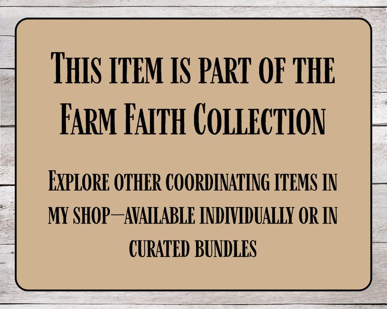 Farm Faith Devotional Cards Printable | Christian Encouragement | Quiet ...