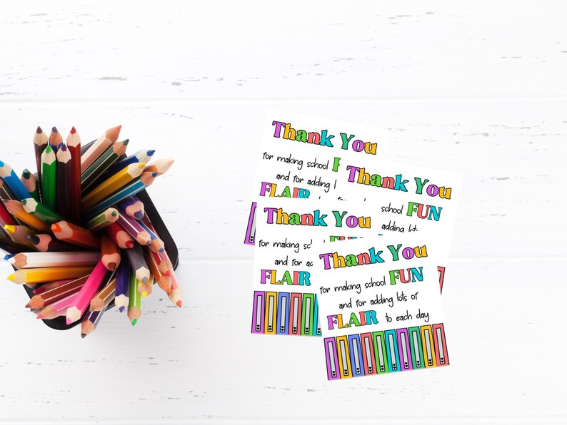 Teacher Appreciation Gift Tag Printable Thank You Tag Teacher Gift From ...