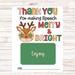 Speech Therapist Christmas Gift Card Holder Staff Appreciation Speech ...
