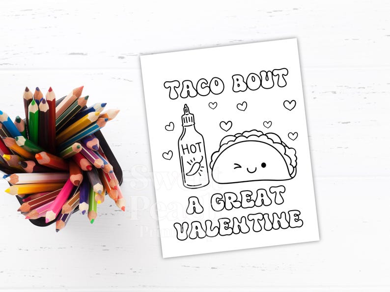 Printable Valentine Coloring Pages Valentines Activity Easy Coloring ...