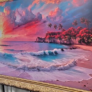 Frame TV Art – Tropical Sunrise Beachscape in 4K UHD (3840x2160) - Etsy