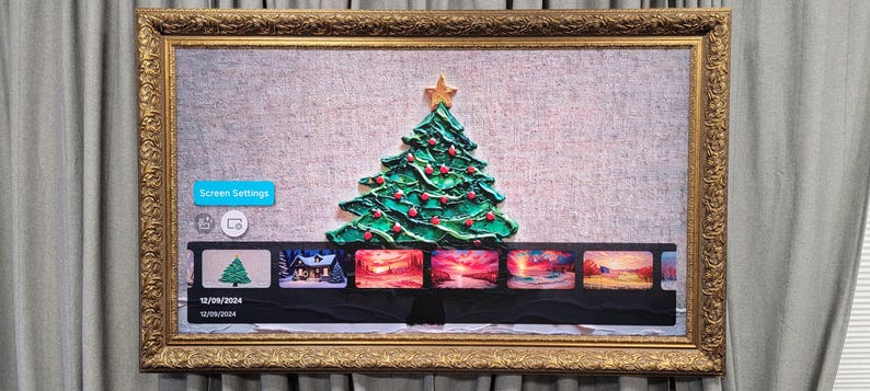 Frame TV Art – Minimalist Christmas Tree in 4K UHD (3840x2160) - Etsy