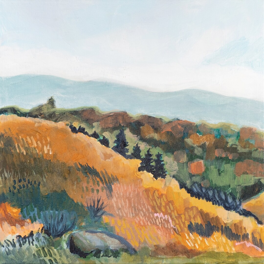 Late Summer Blue Ridge 1. PRINT - Etsy