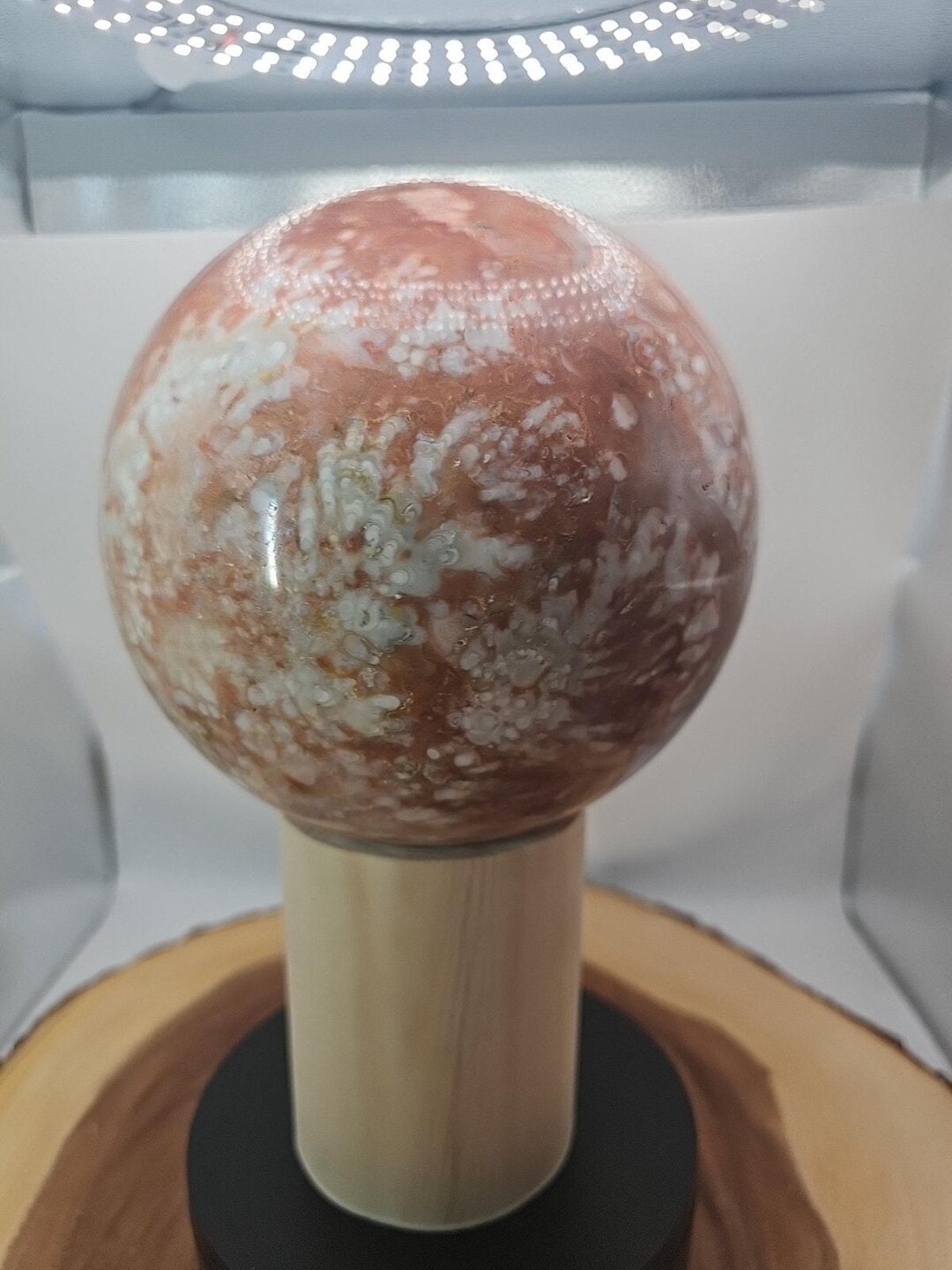 10.42LB Natural Chocolate Agate Sphere Ball Reiki Gem - Etsy
