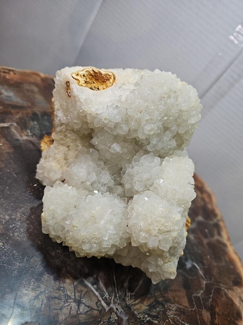 3.7LB Natural White Clear Quartz Crystal Cluster Points Original ...