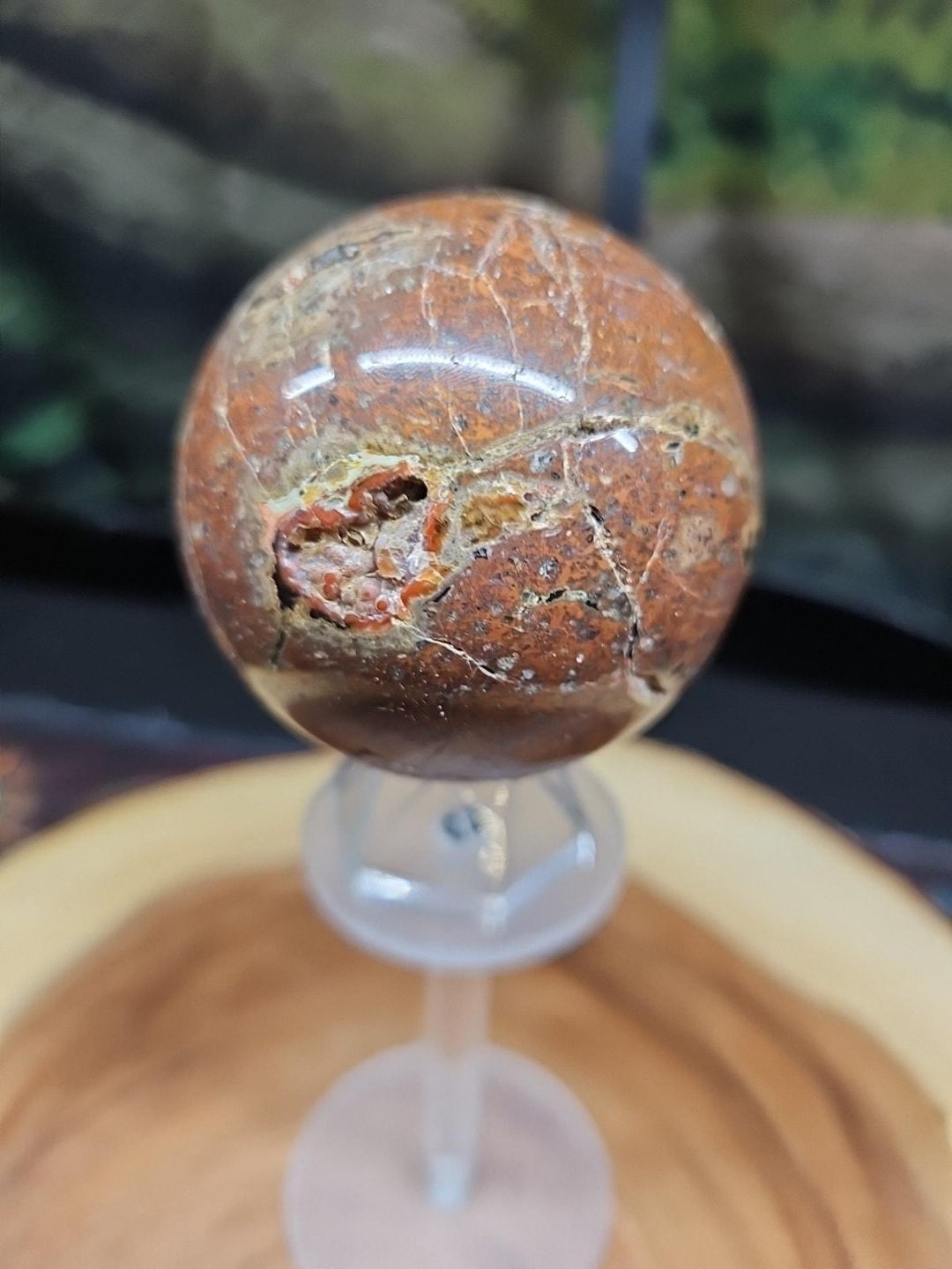 Natural Vesuvianite Agate Carnelian Crystal Geode Sphere Ball Healing ...