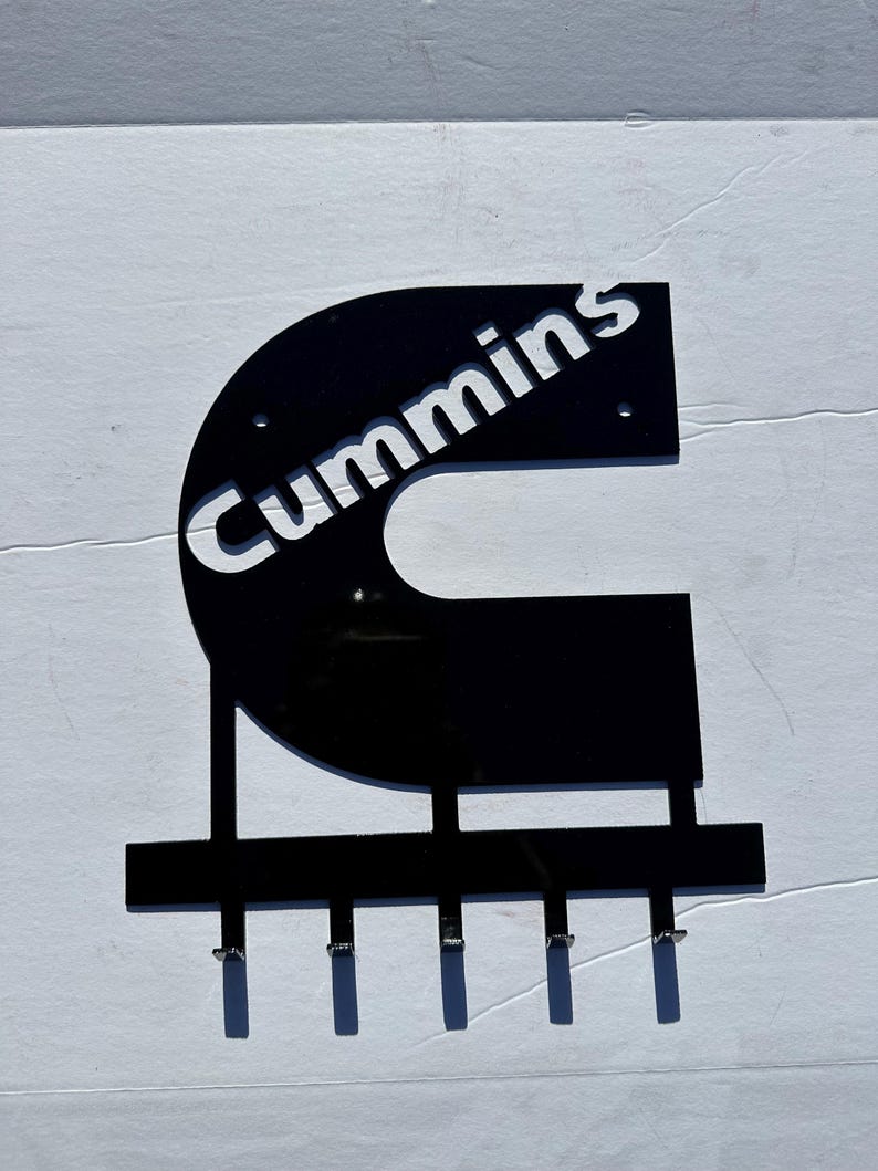 Dodge Cummins Logo Key Rack Plasma Cut - Etsy