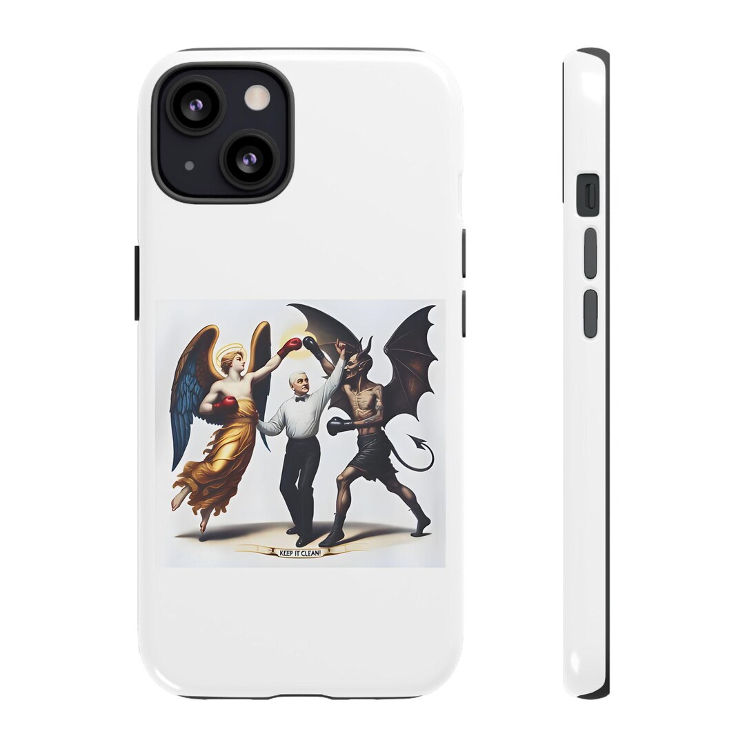 Angel Devil Boxing Tough Phone Case - Etsy