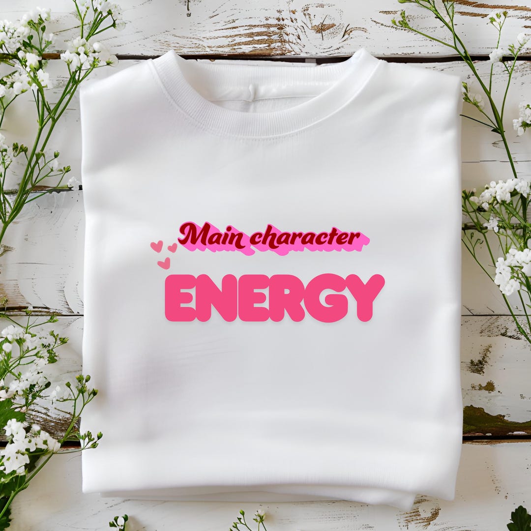 Main Character Energy PNG&SVG, Funny Main Character, Self Love ...