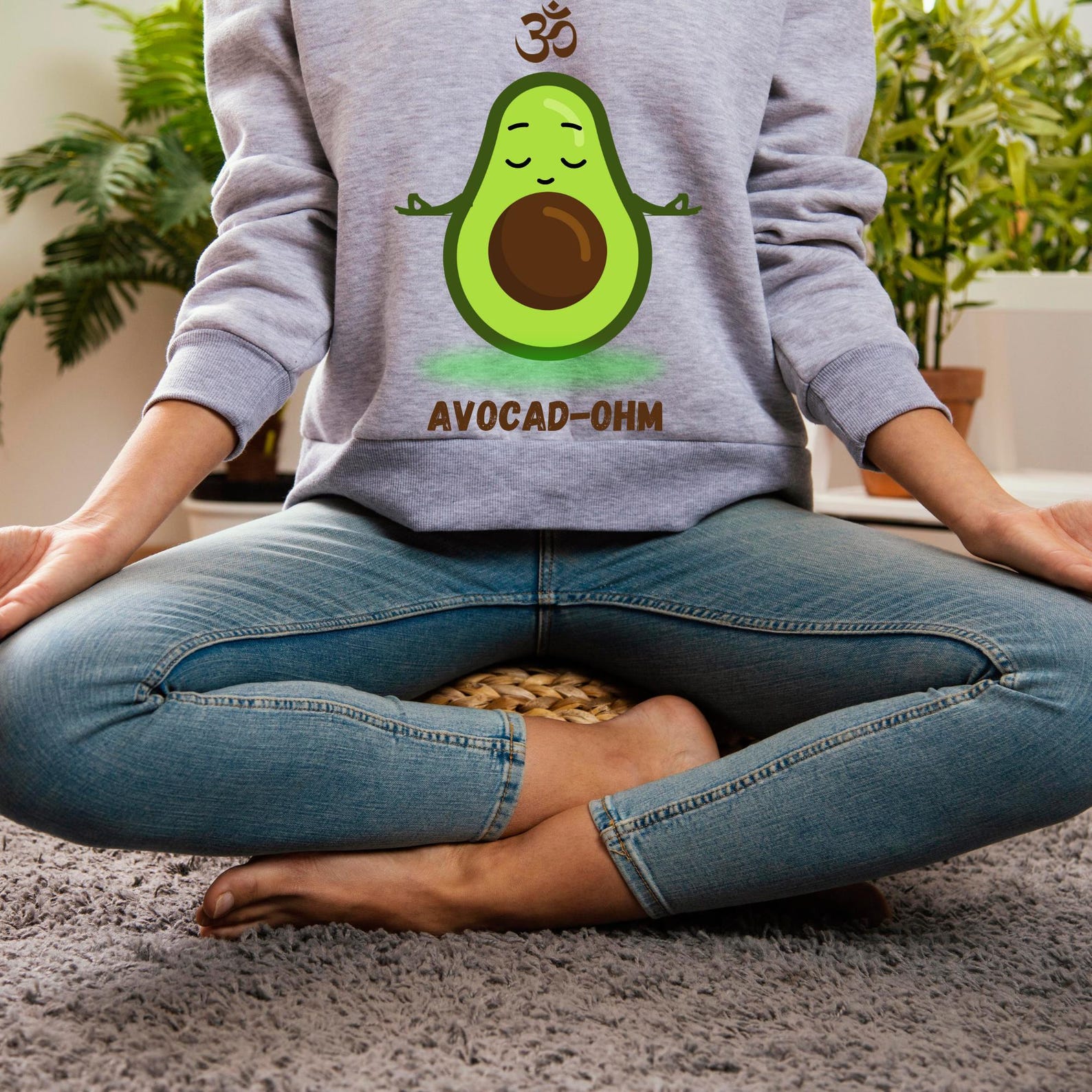 Avocado Ohm, PNG SVG Bundle, Avocado Clipart, Funny Clipart, Instant ...