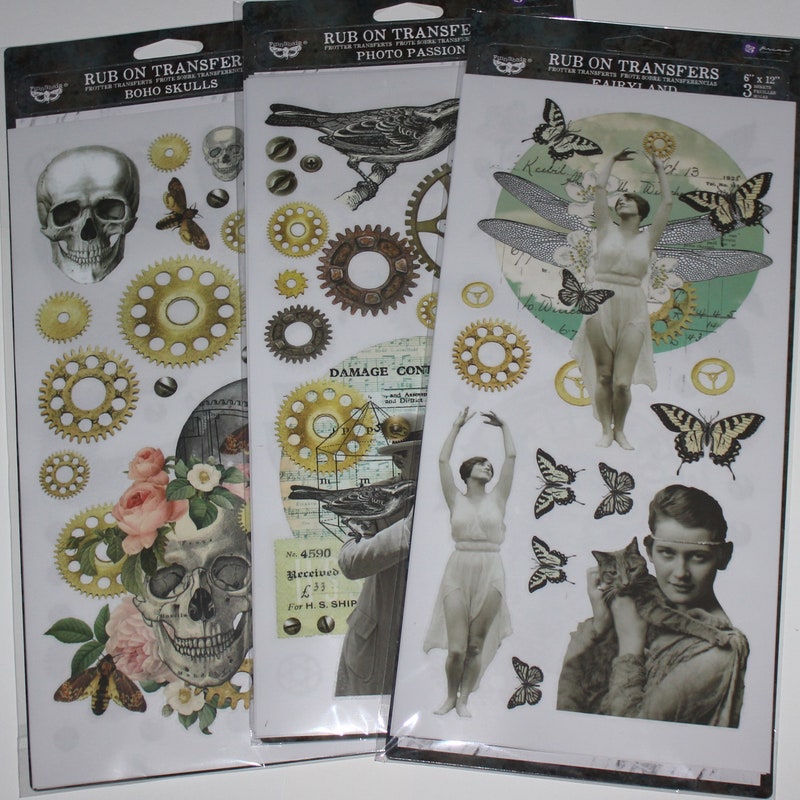 Transfer Rub Ons - Etsy