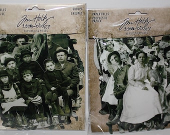 Tim Holtz Idea-ology Paper Dolls Die Cuts: Groups TH94137 - Etsy