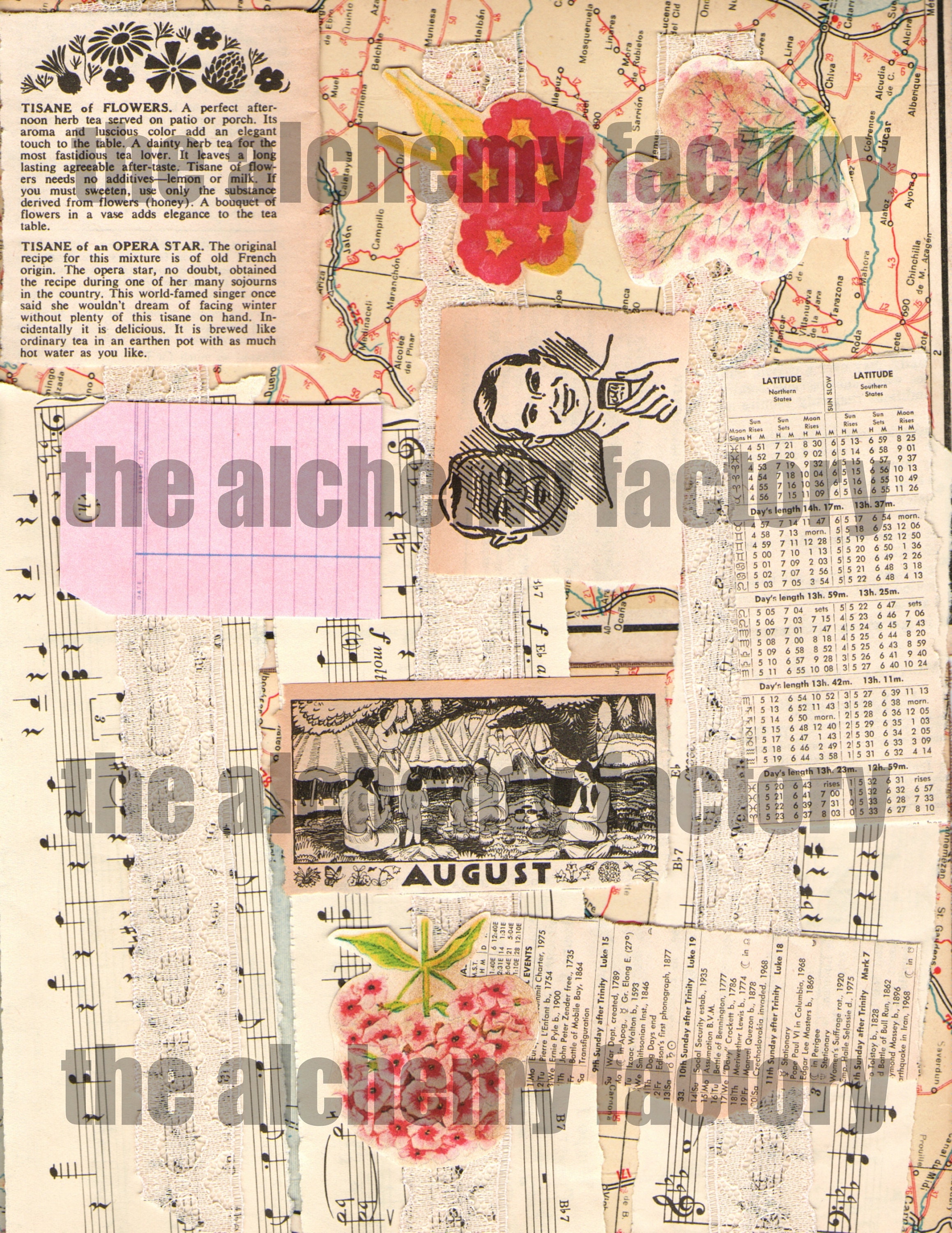 Digital Tear Sheet Paper, Background Paper, Junk Journaling Papers ...