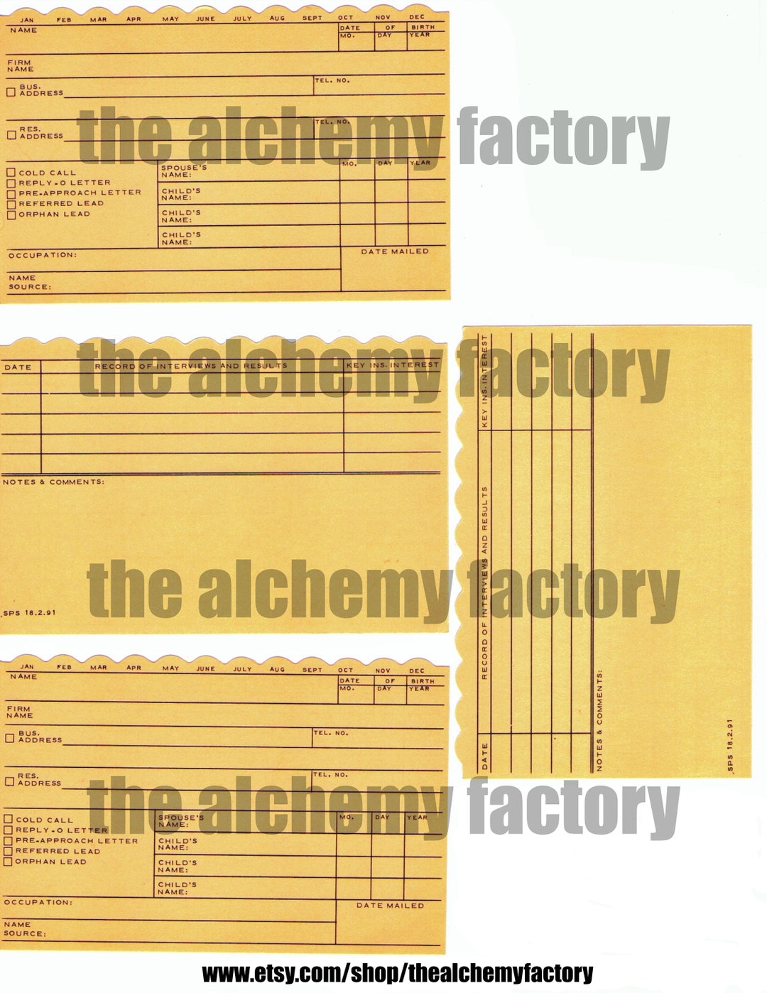 Digital Vintage Index Card, Vintage Style Journaling Cards, Junk ...